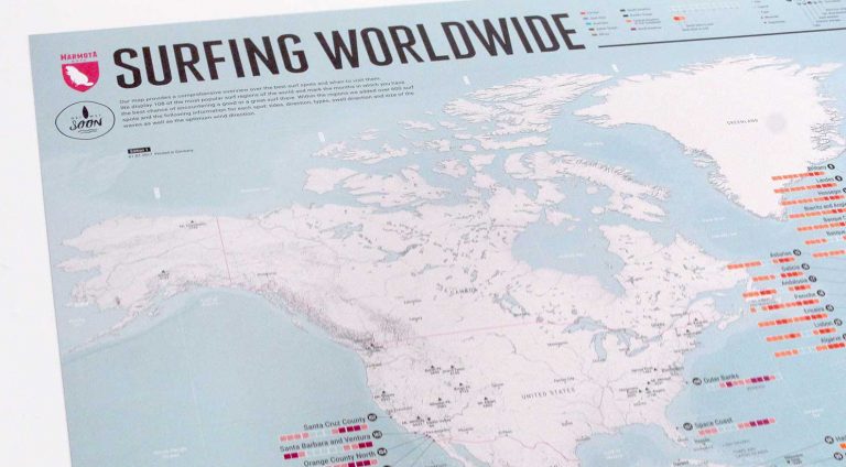 Surf World Map: Find the best surfspots on planet earth